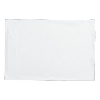 Custom Personalized Pillowcase Blank Template | Zazzle