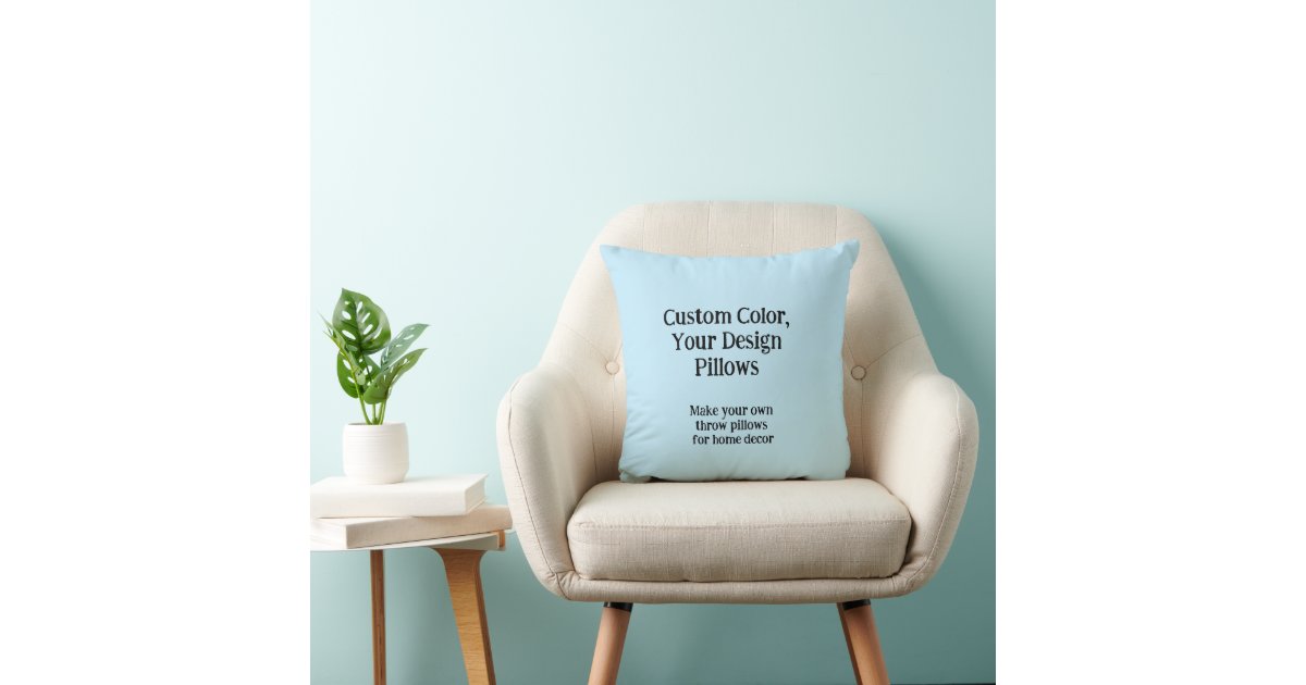 Custom Personalized Pillows - Text, Photos & Logo | Zazzle