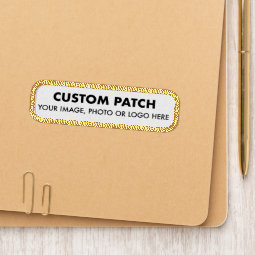 Custom Personalized RECTANGLE PATCH | Zazzle