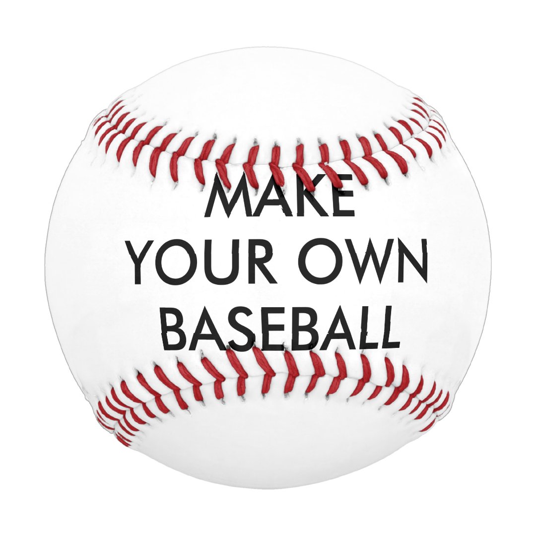 Custom Personalized Regulation Size Baseball | Zazzle