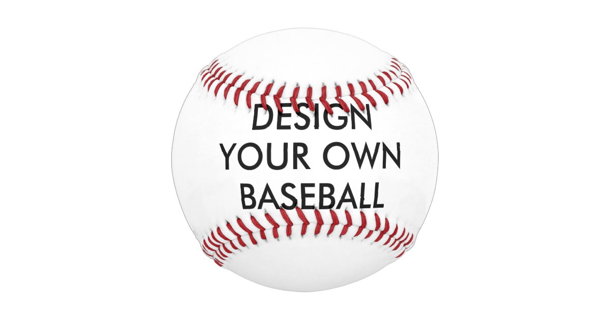 Custom Personalized Regulation Size Baseball | Zazzle