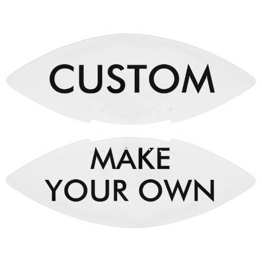 Custom Personalized Regulation Size Football | Zazzle
