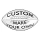 Custom Personalized Regulation Size Football | Zazzle