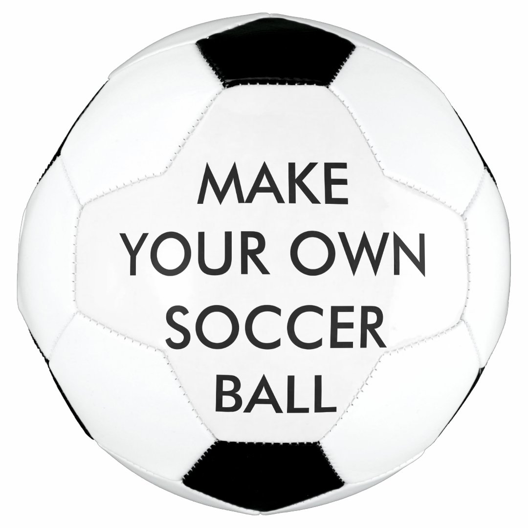 Custom Personalized Regulation Size Soccer Ball | Zazzle