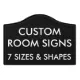 Custom Personalized Room Sign Blank Template | Zazzle