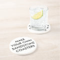 Custom Personalized Round Sandstone Stone Coaster | Zazzle