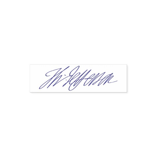 Custom Personalized Self Inking Signature Stamp | Zazzle.com