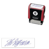 Custom Personalized Self Inking Signature Stamp | Zazzle