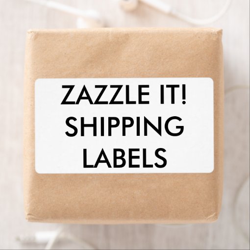 Custom Personalized Shipping Labels Blank Template | Zazzle