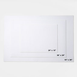 Custom Personalized Small Door Mat Blank Template | Zazzle