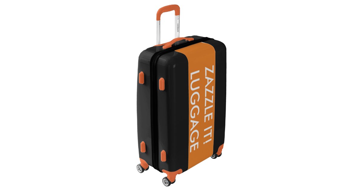 Custom Personalized Suitcase Luggage Blank | Zazzle
