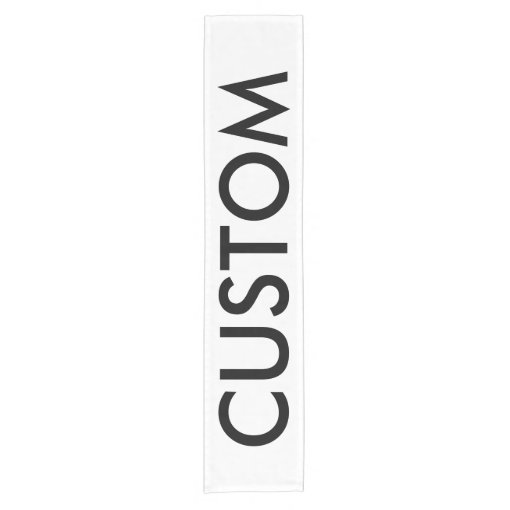 Custom Personalized Table Runner Blank Template | Zazzle