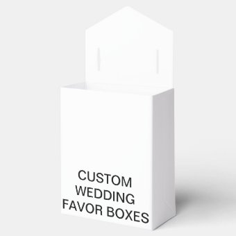 Custom Personalized Tent Wedding Favor Boxes | Zazzle
