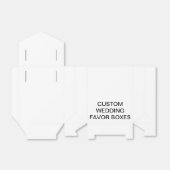 Custom Personalized Tent Wedding Favor Boxes | Zazzle