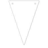 Custom Personalized Triangle Flag Bunting Blank | Zazzle