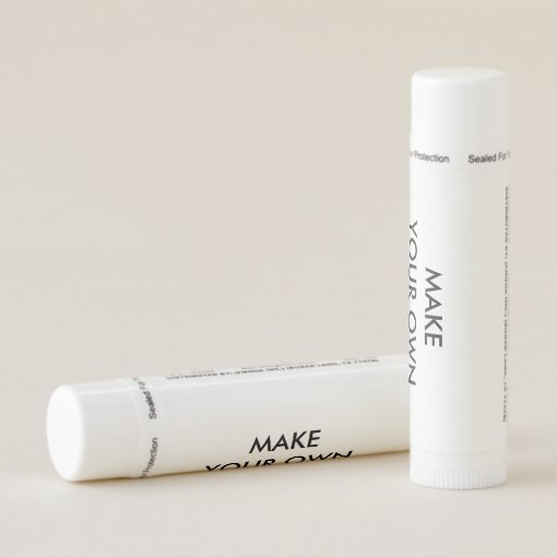 Custom Personalized UNFLAVORED Lip Balm | Zazzle