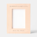 Custom Personalized Wedding Photo Engraved Frames | Zazzle