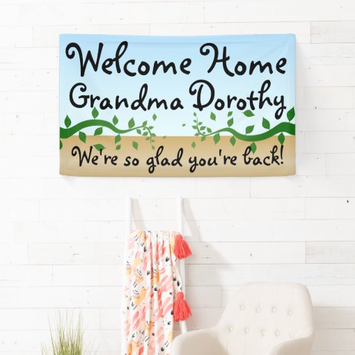 Custom Personalized Welcome Home Sign | Zazzle