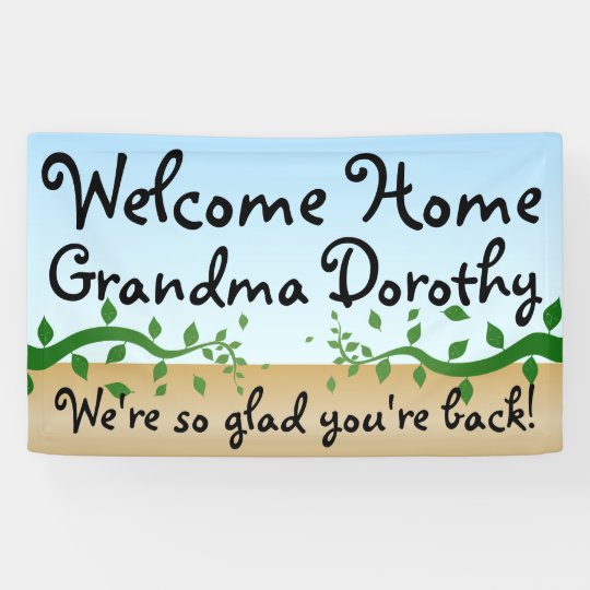 Custom Personalized Welcome Home Sign | Zazzle.com
