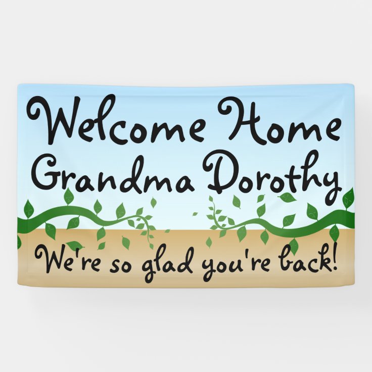 Custom Personalized Welcome Home Sign | Zazzle