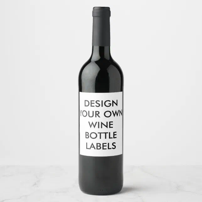 Custom Personalized Wine Bottle Labels (6) | Zazzle