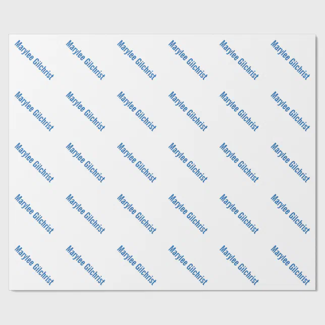 Custom Personalized Wrapping Paper | Zazzle