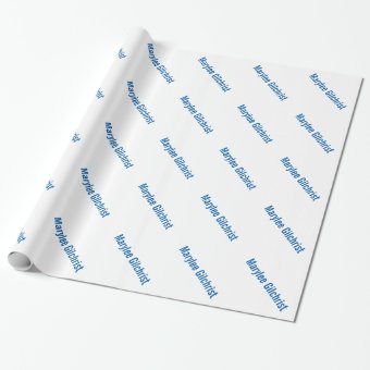 Custom Personalized Wrapping Paper | Zazzle