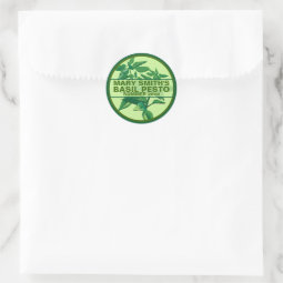 Custom Pesto Labels, Basil Pesto Jarring Labels | Zazzle