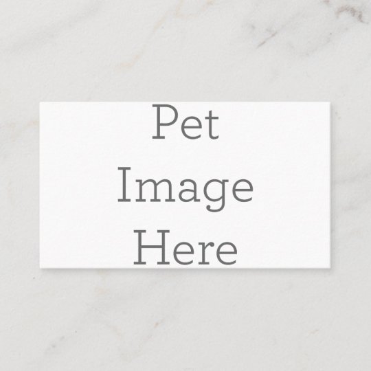 Custom Pet Image Business Card | Zazzle.com