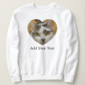 Custom Pet or Family Photo Text Personalized Sweatshirt | Zazzle