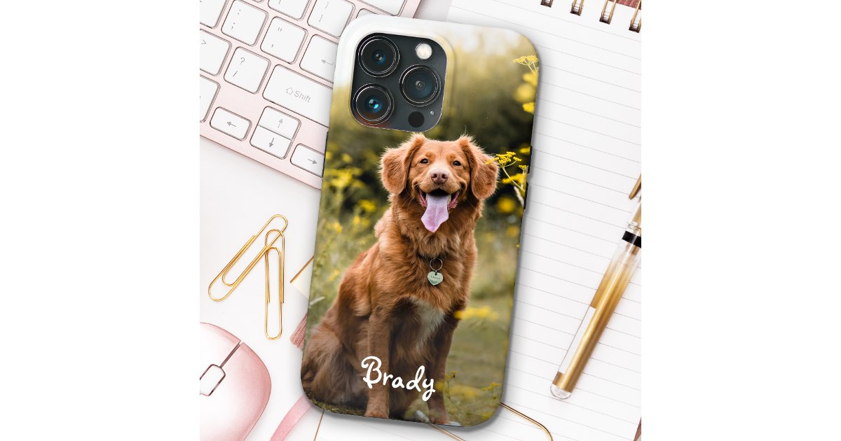 Custom Pet Photo Dog Cat Case-Mate iPhone Case | Zazzle