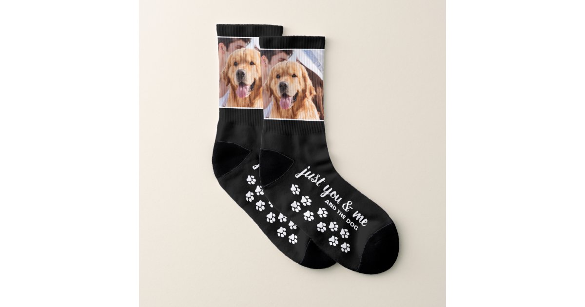 Custom Pet Photo Dog Socks | Zazzle