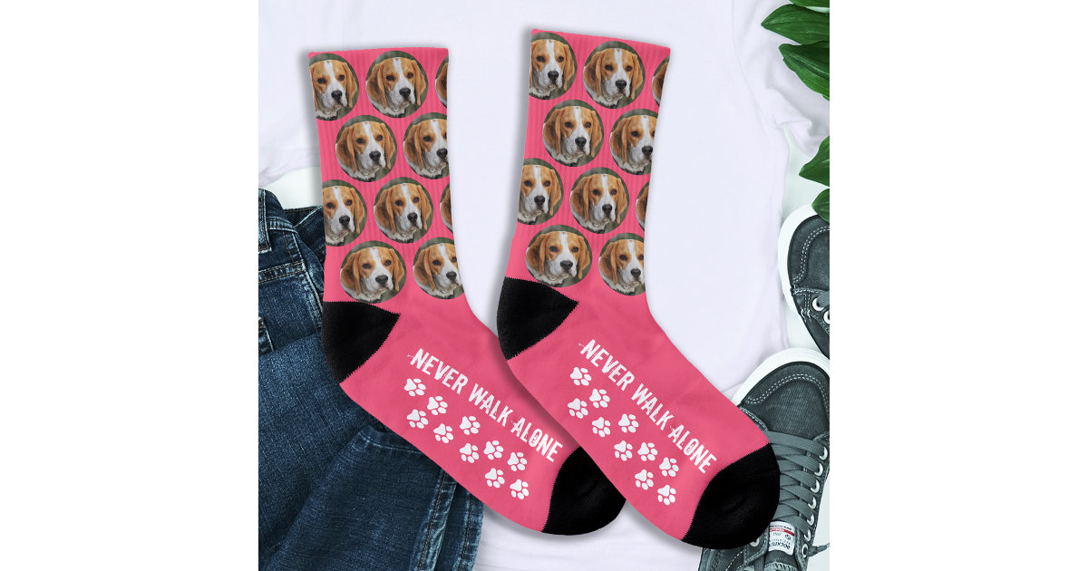 Custom Pet Photo Dog Socks | Zazzle
