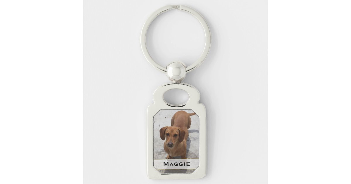 Custom Pet Photo Key Chain | Zazzle