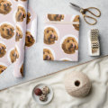 Custom Pet Photo | Personalized Pink Wrapping Paper | Zazzle