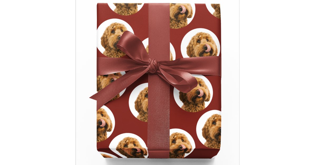 Custom Pet Photo | Personalized Wrapping Paper | Zazzle