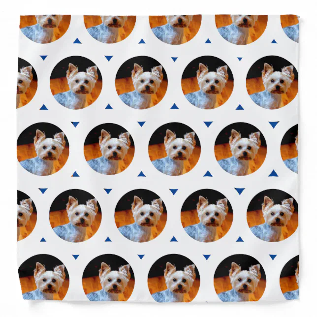 Custom Pet Photo Social Distancing Face Mask Bandana | Zazzle