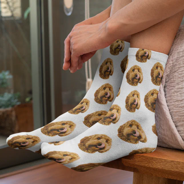 Custom Pet Photo Socks | Zazzle