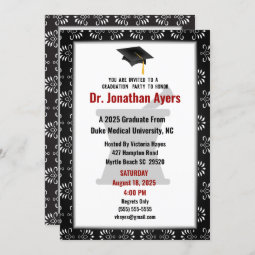 Custom Pharmacist Graduation Invitation | Zazzle