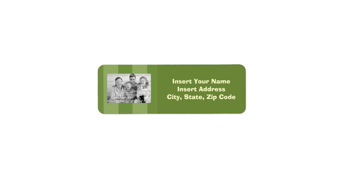 Custom Photo Address Label | Zazzle