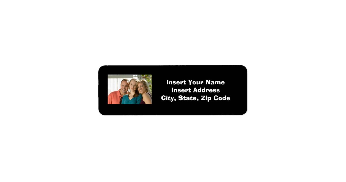 Custom Photo Address Label | Zazzle