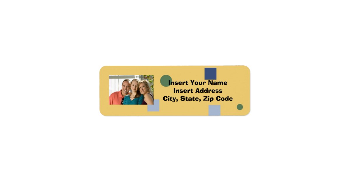 Custom Photo Address Label | Zazzle