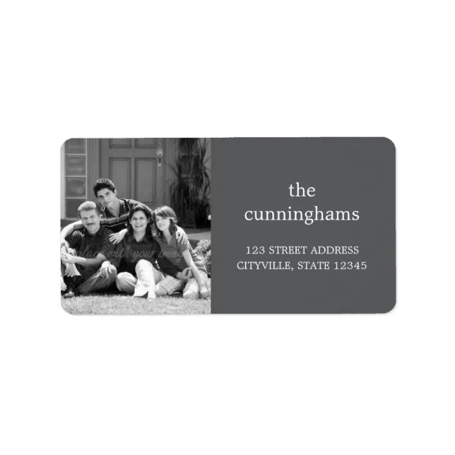 Custom Photo Address Label | Zazzle