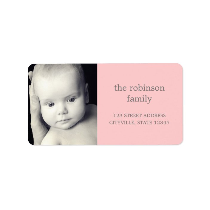 Custom Photo Address Label | Zazzle.com