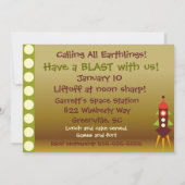 Custom Photo Alien Invasion Birthday Invitation | Zazzle