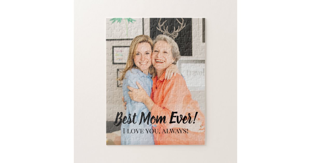 Custom Photo and Message Jigsaw Puzzle | Zazzle