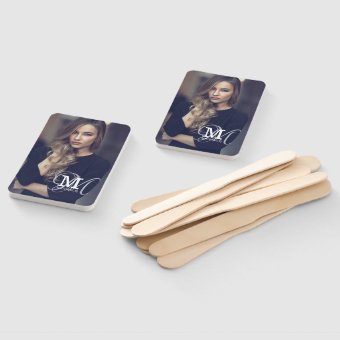Custom Photo and Name Typography Hand Fan | Zazzle