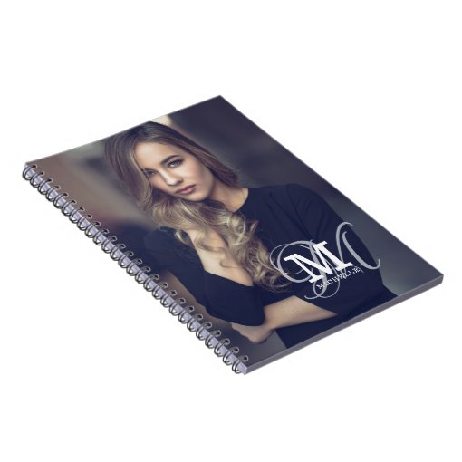 Custom Photo and Name Typography Notebook | Zazzle