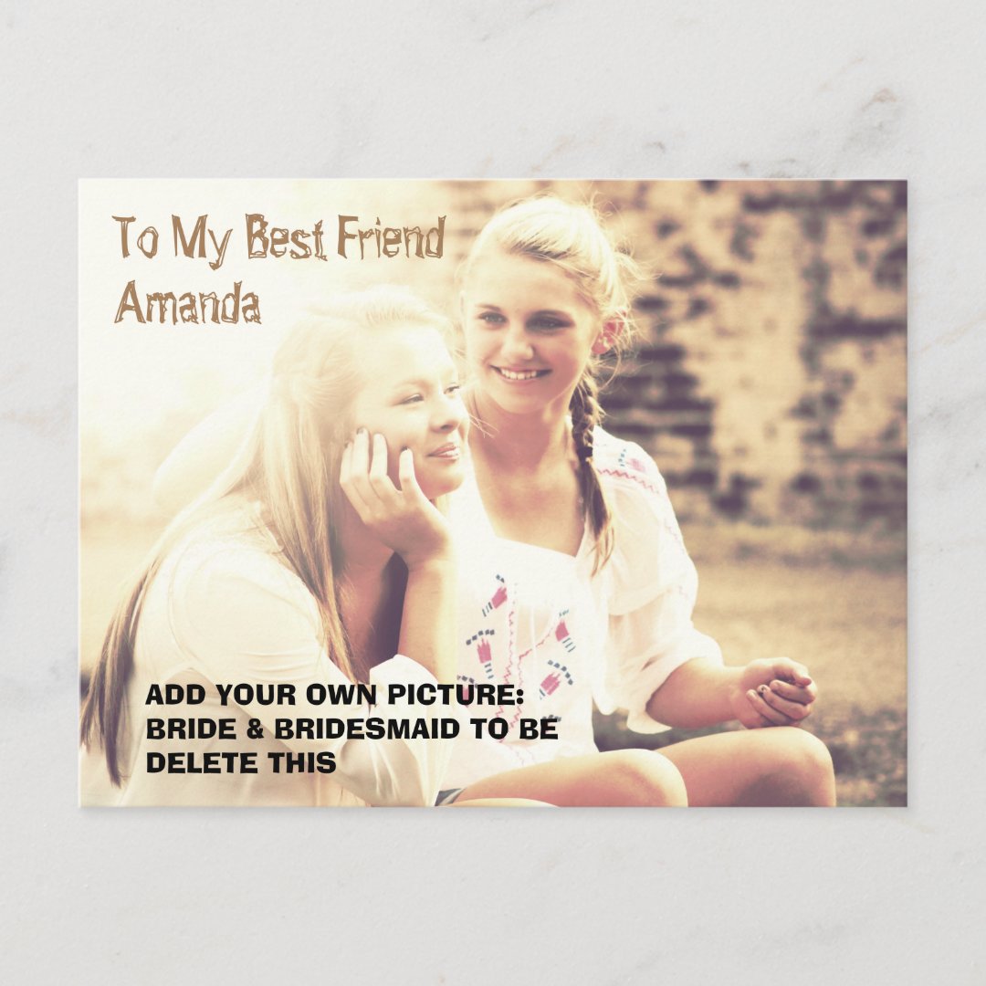 Custom photo and personalized message invitation postcard | Zazzle