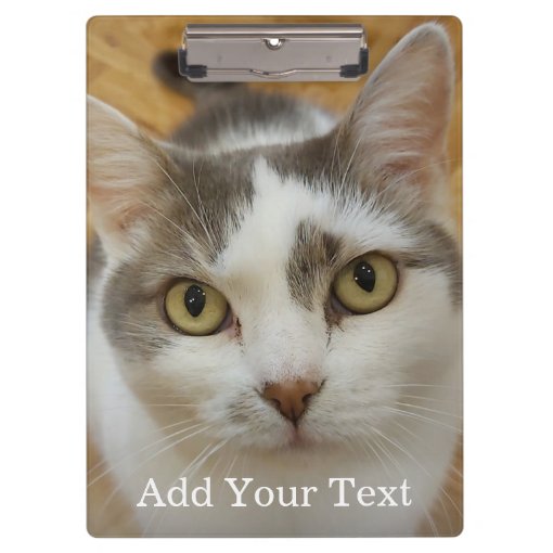 Custom Photo And Text Personalized Clipboard | Zazzle